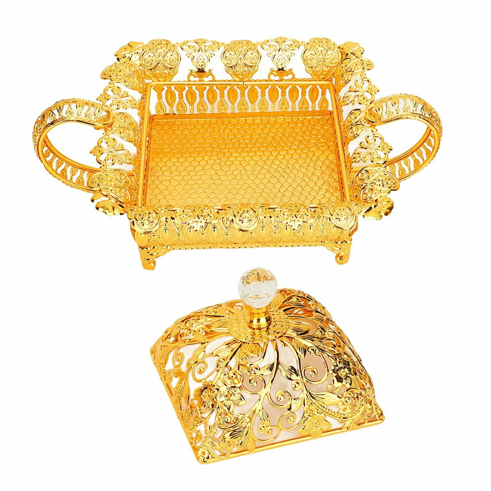 Набор декоративных металлических фруктовых тарелок в европейском стиле, многофункциональная подставка для сладостей и закусок, размер 32 x 23 x 18 см