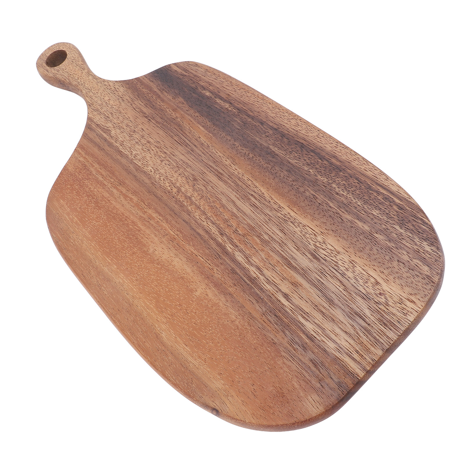 Деревянный поднос для пиццы Доска для сервировки пиццы из цельного дерева Лопатка для пиццы с ручкой для фруктов, овощей, чипсов, хлеба L