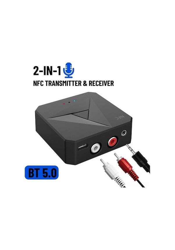 Передатчик и система Pazly NFC Bluetooth Car Receiver 5.0 AUX/RCA Home Supported 112-BB
