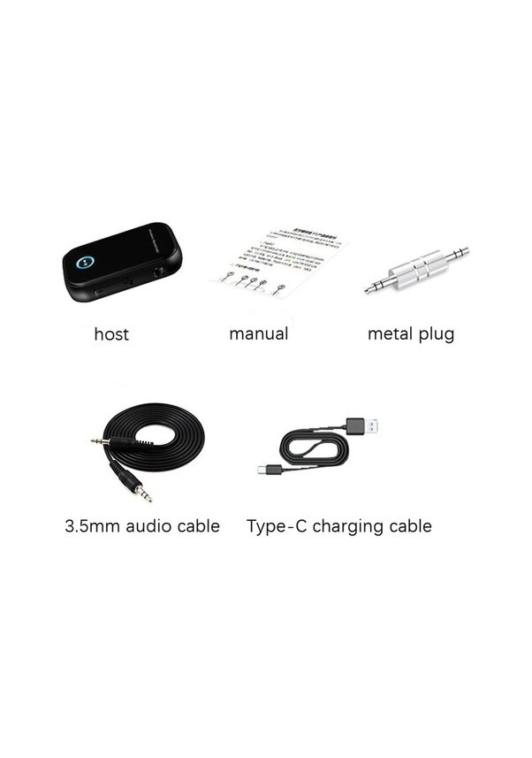 Автомобильный аудиоресивер Bluetooth 5.0 с Bluetooth-конвертером 3,5 мм