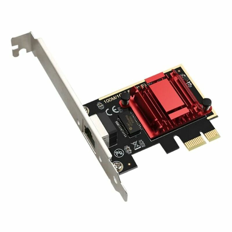 Гигабитная сетевая карта PCI-E 2.5G с защитой от деформации, проводная для компьютерного адаптера