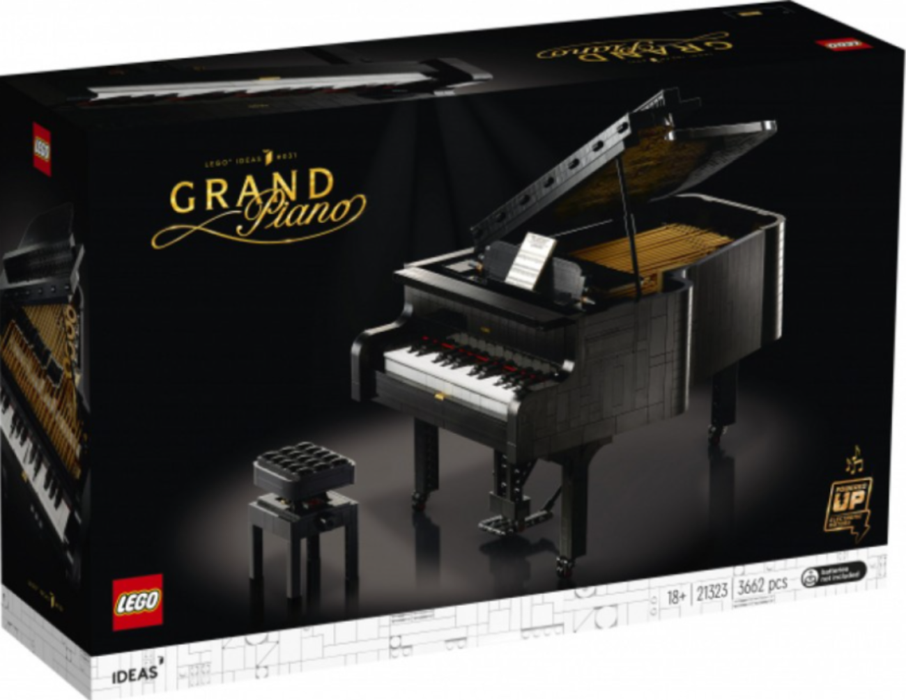 Конструктор LEGO Ideas Рояль, 3662 деталей, , 21323 (играет музыку)