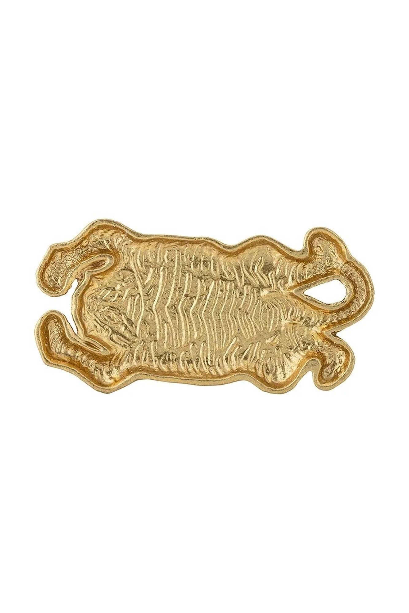 Декоративный поднос Bloomingville Fabius из чугуна, цвет желтый, 9x1,5x 9,5см, 82072123