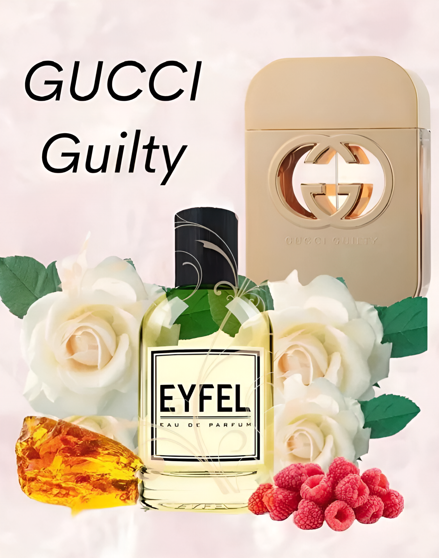 Духи женские EYFEL W144 Guilty, восточные цветочные, парфюм 50 мл