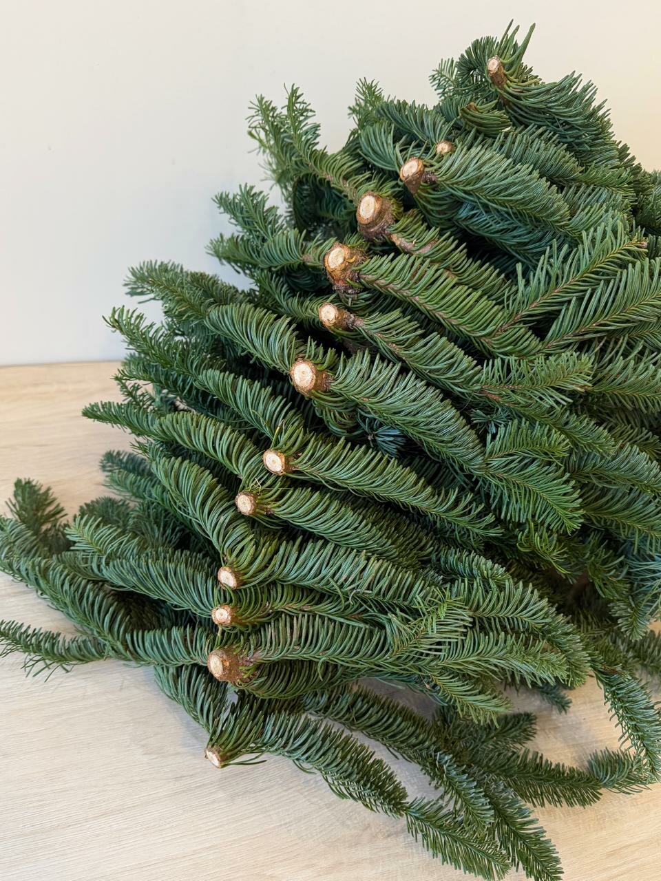 Лапник пихты Нобилис упаковка 5 кг 10 веток