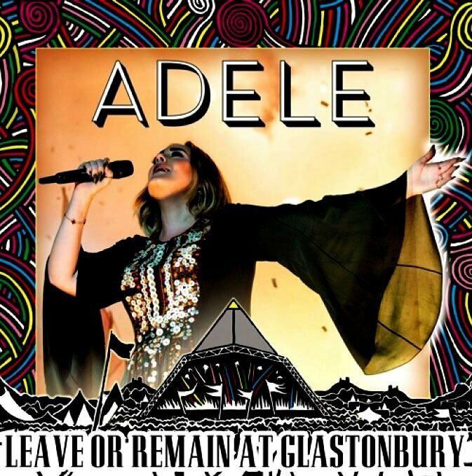 ADELE - LEAVE OR REMAIN AT GLASTONBURY Festival England 2016 Adele Live Tour 2CD (компакт диск, концерт)