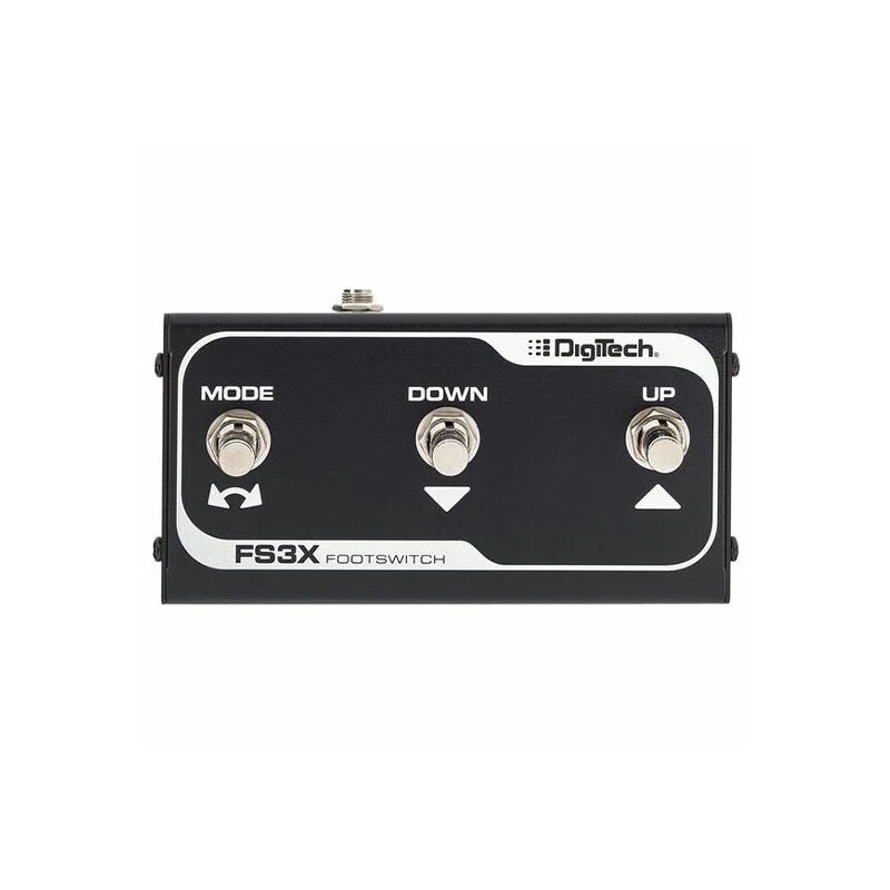 Digitech FS 3X FS3X Компактный и портативный 3-функциональный ножной переключатель с прочной 3-кнопочной конструкцией металлического шасси