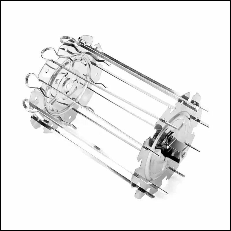 Эксклюзивный ротационный держатель на 10 шампуров для духовых шкафов и аэрофритюрниц