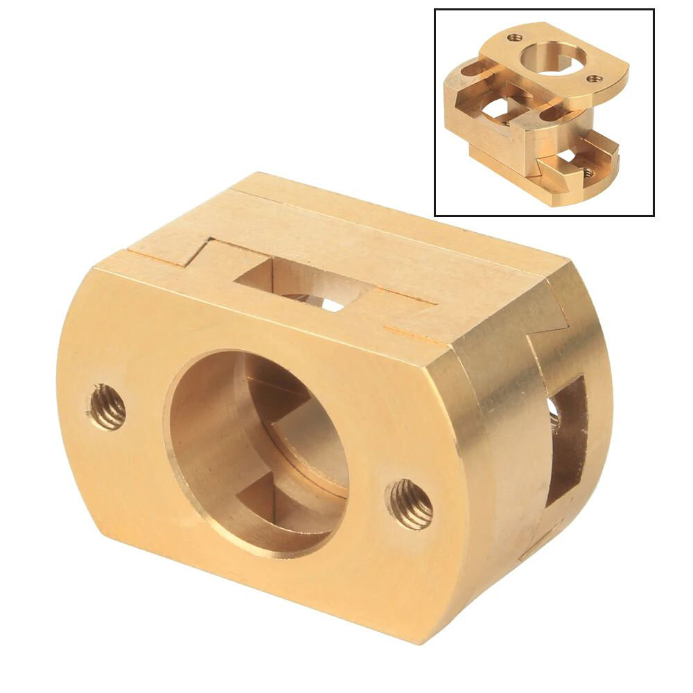 18-миллиметровая муфта Oldham Ender 3 V2 CR10 CR10S Pro T8, винтовая муфта, 8-миллиметровый латунный ходовой винт оси Z, нагревательный стол для деталей 3D-принтера