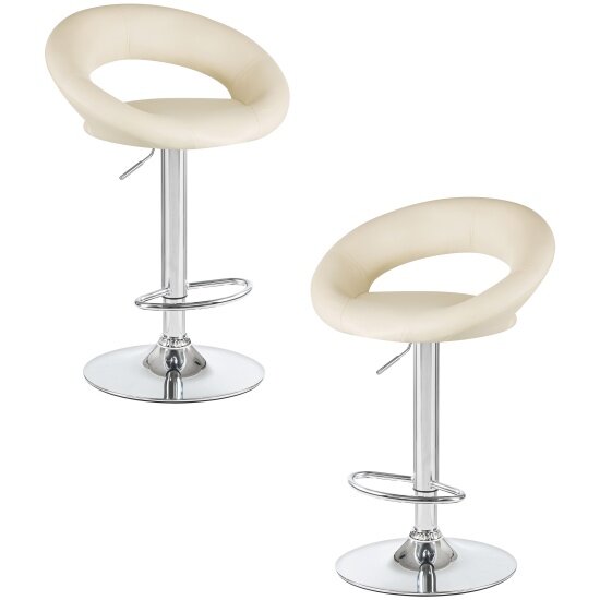 Стул барный Dobrin MIRA (кремовый)(2 шт/уп)