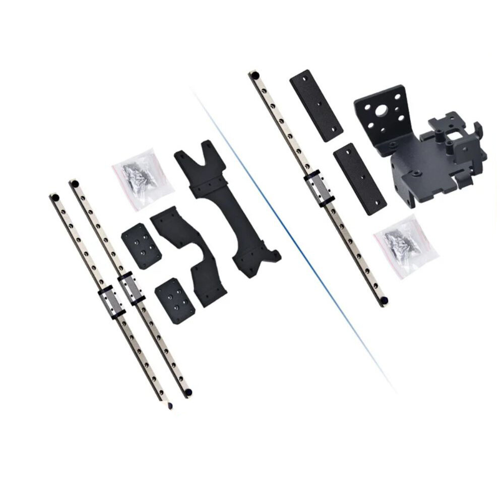 Комплект для модернизации Ender 3 V3 KE X-Axis Dual Y Axis с задней пластиной MGN9H 300 мм линейная направляющая для 3D-принтера ender 3 v3 se x y axis