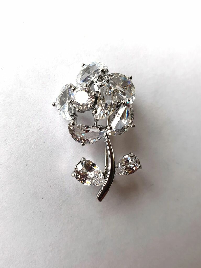 Брошь, стразы, кристаллы Swarovski