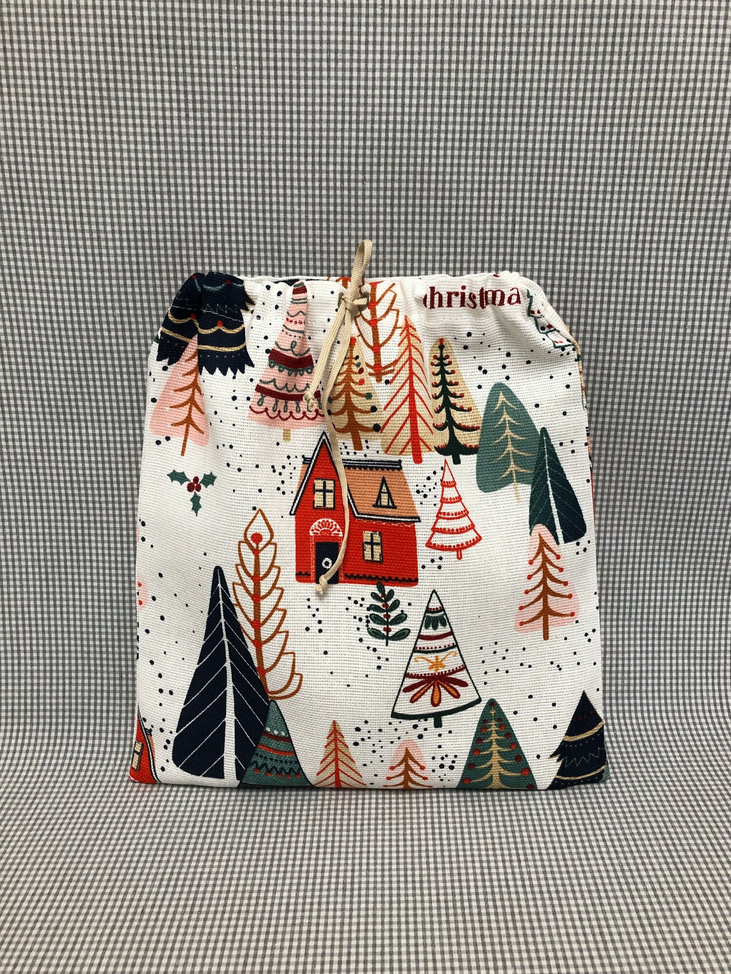 Мешочек из рогожки 26х28 см, -м11, хлопковый, для упаковки и хранения