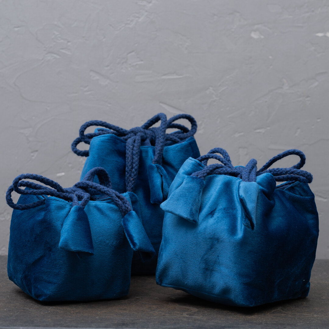 Бархатный мешочек "Сапфир" (малый)