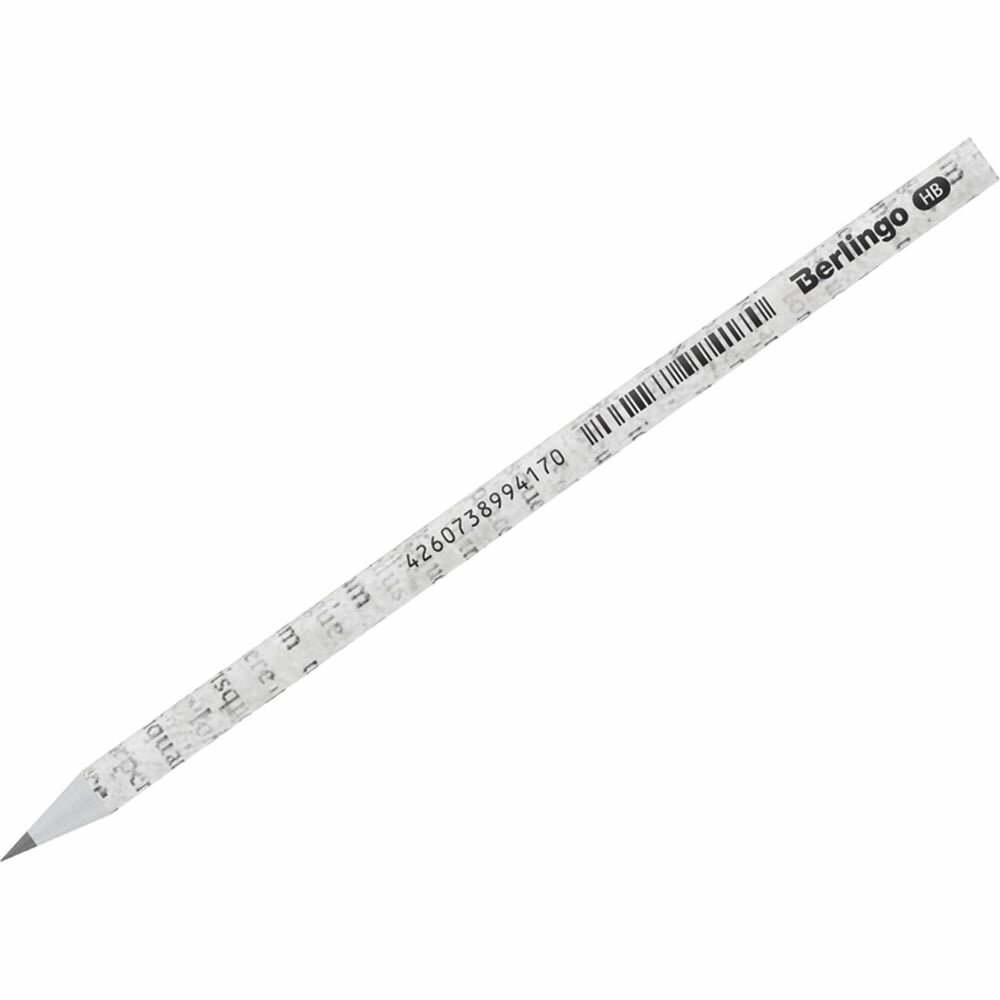 Чернографитный карандаш Berlingo green series newspaper pencil