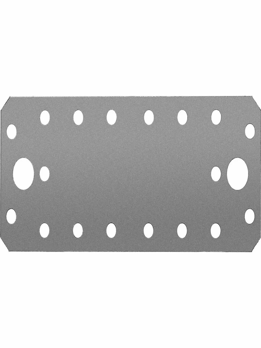 КП-2.5, 140 x 55 x 2.5 мм, цинк, крепежная пластина