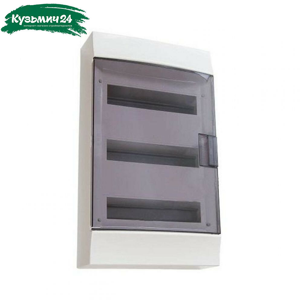 Бокс пластиковый АВВ Mistral, IP41, 54 модуля, встраиваемый, прозрачная дверца, 1 шт.