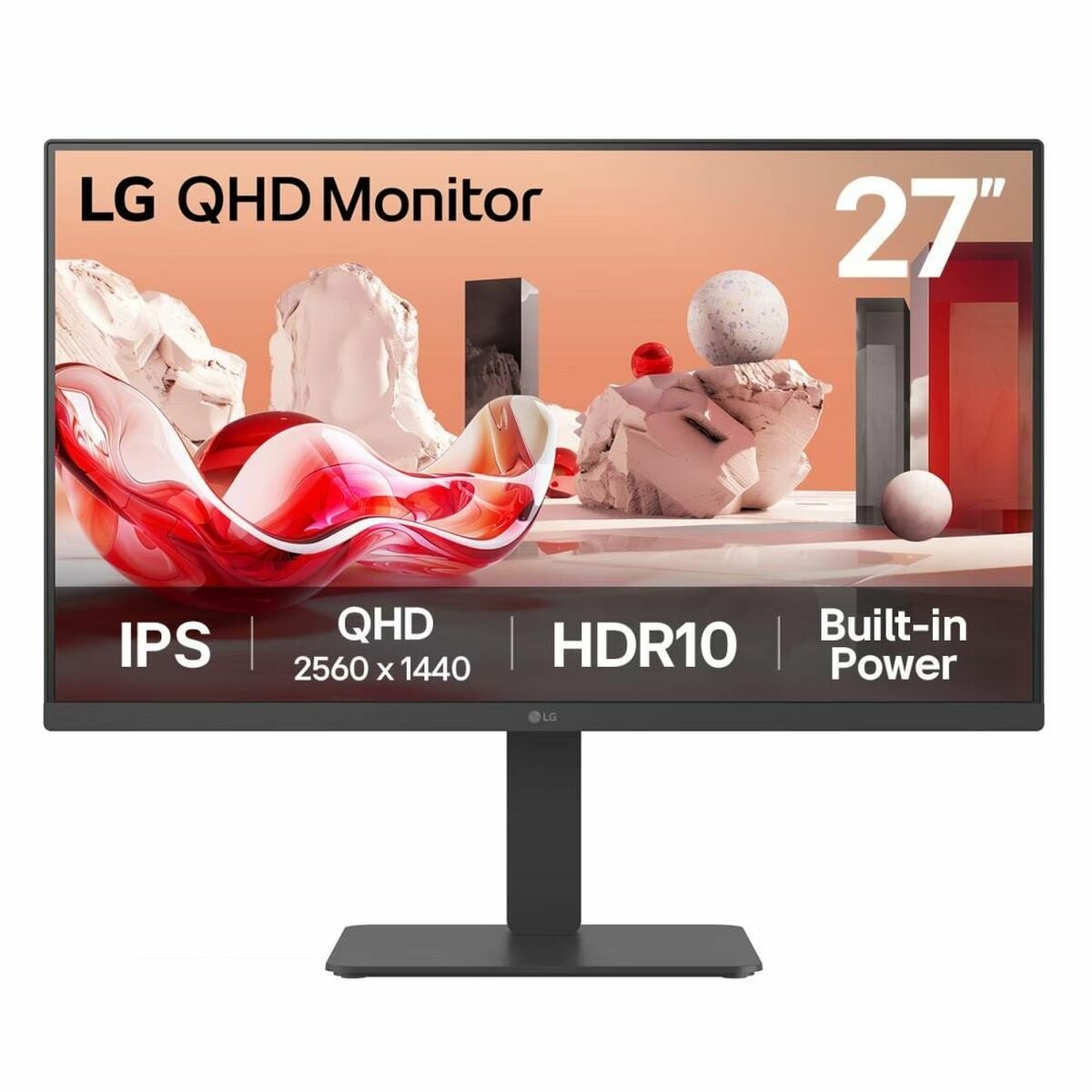 27" Монитор LG 27BA45QB-B, IPS, 2560x1440, 75 Гц (27BA45QB-B. ARUZ)