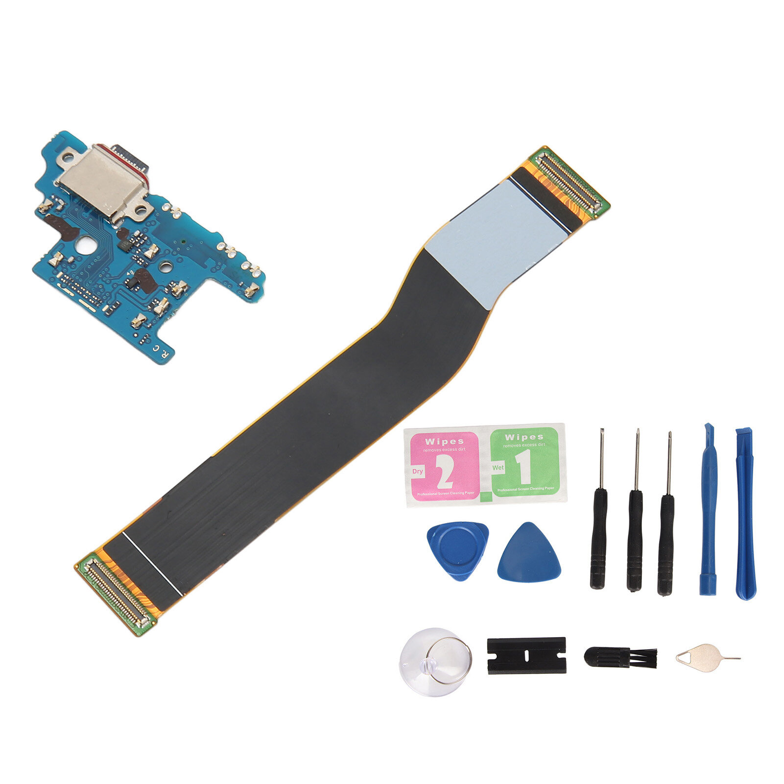 USB-порт для зарядки, сменный гибкий кабель, USB Type C, док-станция для зарядного устройства, гибкий разъем для Samsung Galaxy S20 Plus G986B, версия ЕС