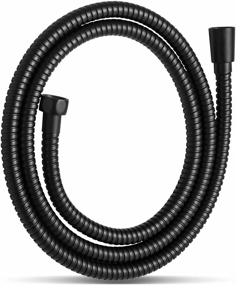 З&L LED Душевая лейка с подсветкой 1.5M black hose