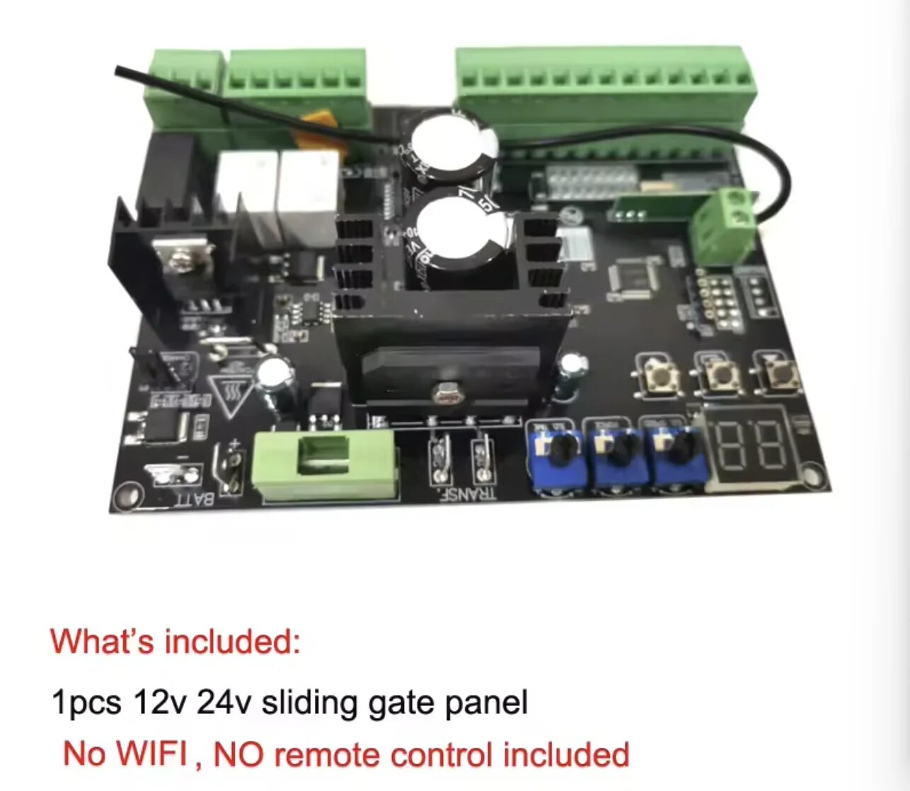 Блок контроллера открывания раздвижных дверей 12 В 24 В постоянного тока, сменная материнская плата для двигателя раздвижных ворот
