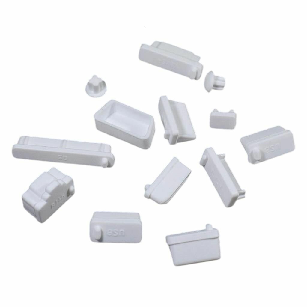 Заглушка для портов USB Type-C HDMI RJ45, Белый