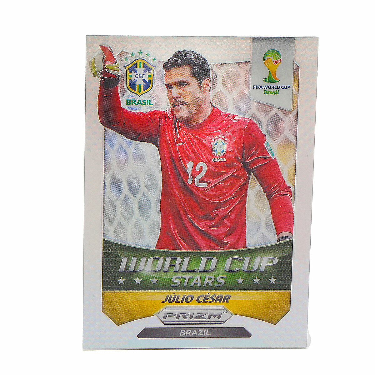 Коллекционная карточка Panini Prizm FIFA World Cup 2014: #WCS-6 Julio Cesar - Stars