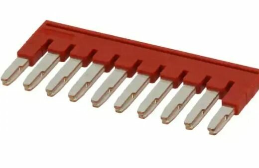3030271, Перемычка, размер шага 6,2 мм, ширина 60,3 мм, полюсов 10, цвет красный