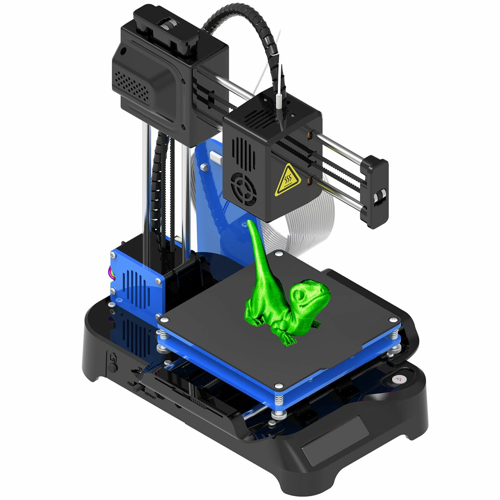 Портативный 3D -принтер с быстрым отоплением отлично подходит для детских любителей Plafilaments