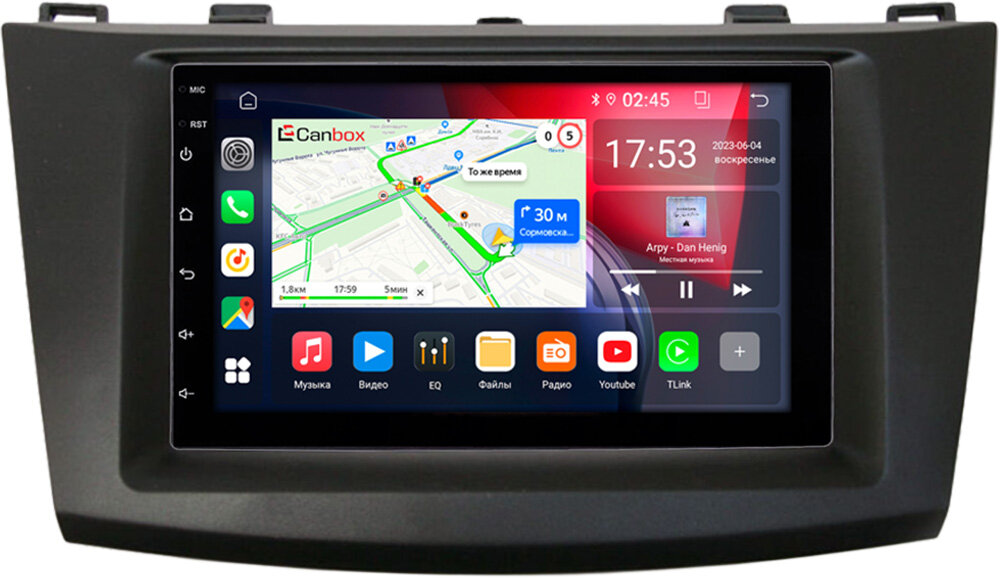 Штатная магнитола Mazda 3 (BL), Axela 2 2009-2013 Canbox 4/64 Android 10 (GTR7-RP-MZ3E-117) (IPS, DSP, CarPlay)