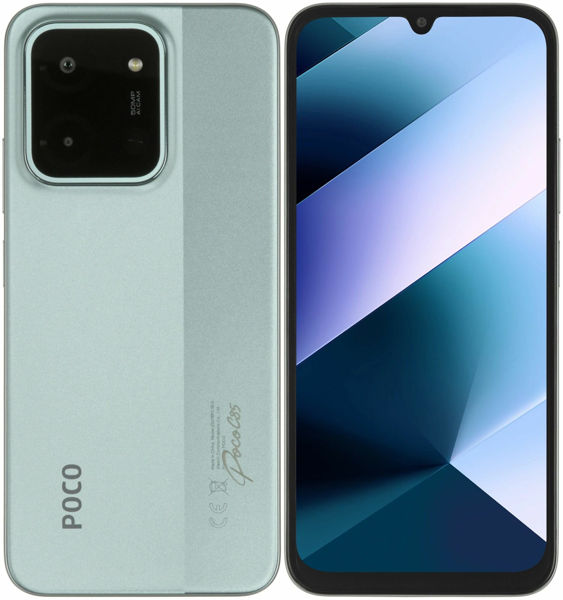 Cмартфон Poco C85 8/256GB, зеленый