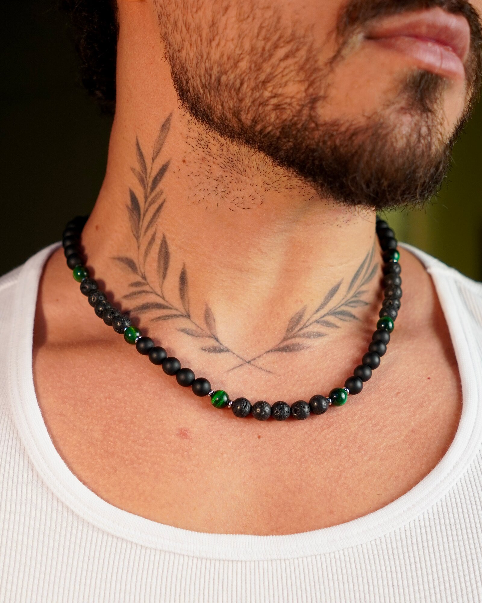 Бусы, тигровый глаз