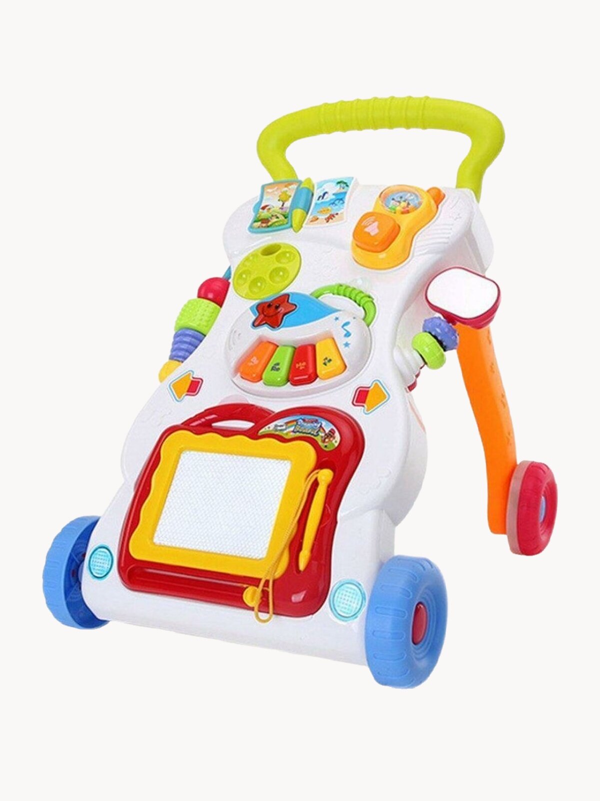 Каталка-ходунки Huanger "Первые шаги" с бизибордом YS280889 от 6 месяцев, разноцветный