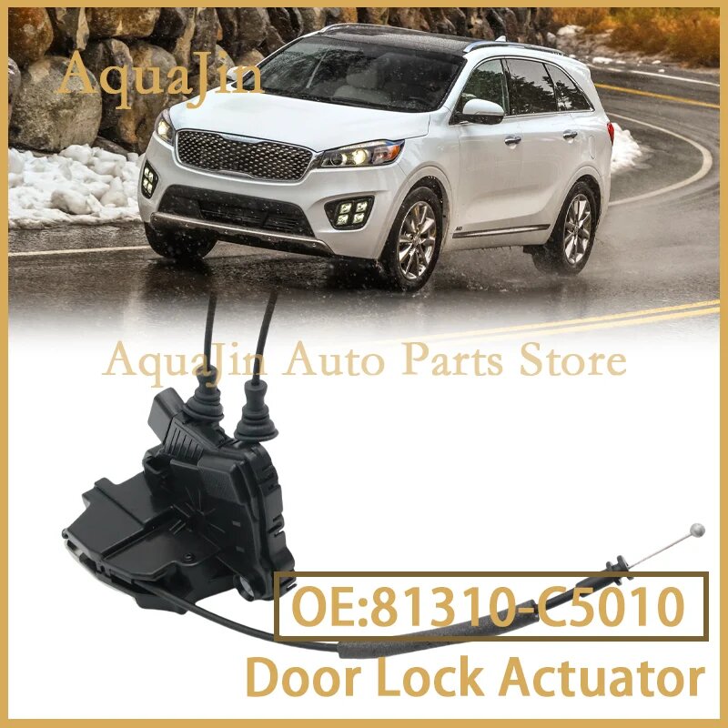 81310-C5010 Ручной замок передней левой двери в сборе для Kia Sorento UM MK3 Sport 2015 ~ 2019 2016 2017 2018 2.0L 2.4L 3.3L 81310C5010