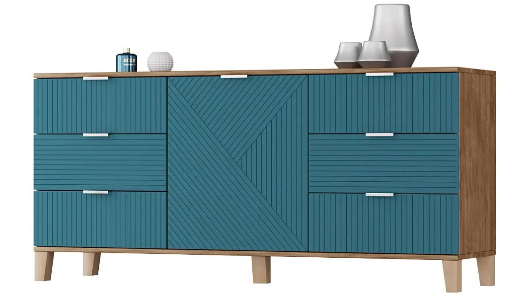 Комод Марвин 33 МДФ NEW 140x40x70 см, Фиеста