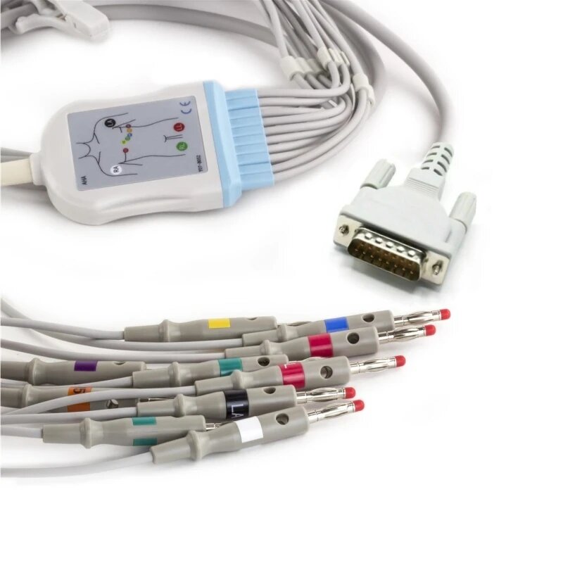 Mindray Schiller кабель ЭКГ 10-проводной Banana Ends