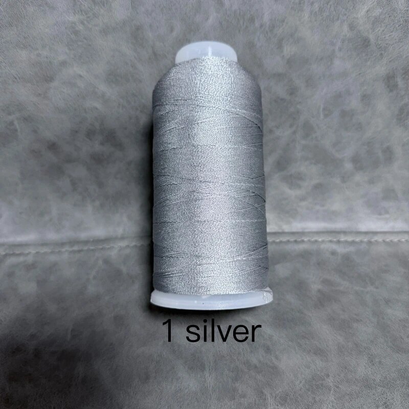 Sanbest металлическая нить золотая 6-прядная для рукоделия Серебряный, 1