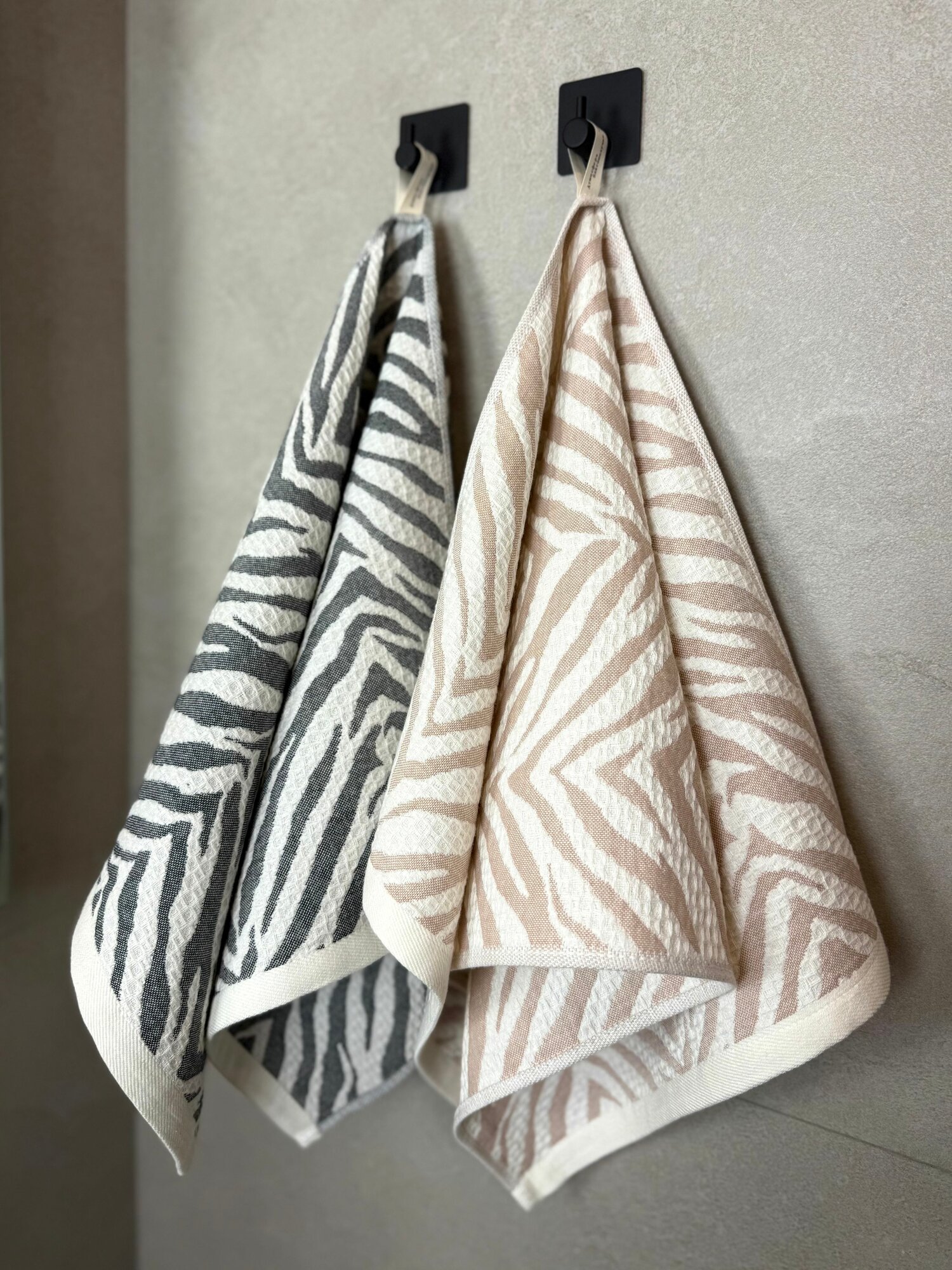 Полотенце для рук и лица / комплект вафельное полотенце 2 шт