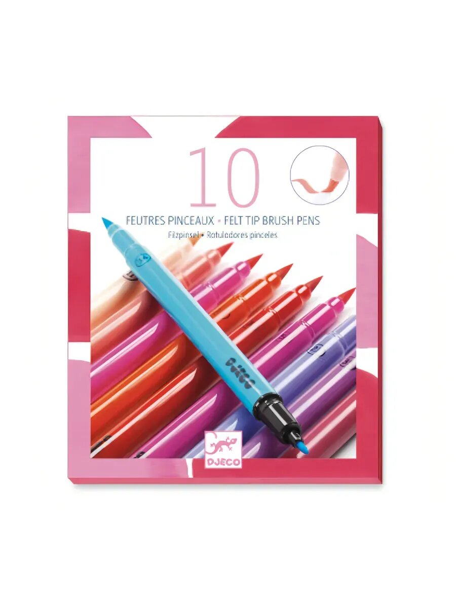 Двухсторонние фломастеры 10 шт.