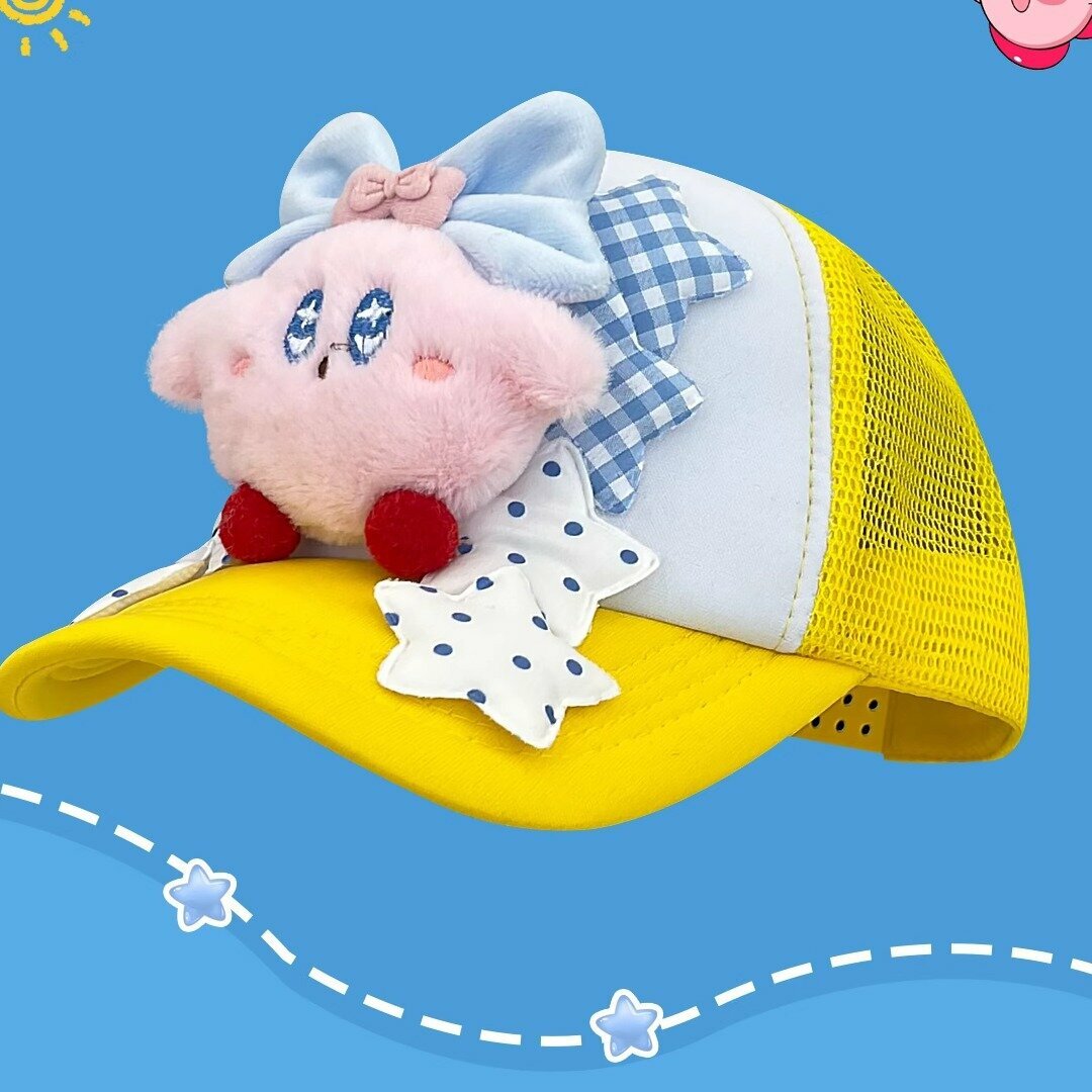Новинка 2025 года, милая бейсболка со звездой из мультфильма для женщин, летняя универсальная бейсболка с открытым лицом, маленькая фуражка, большая шляпа с козырьком