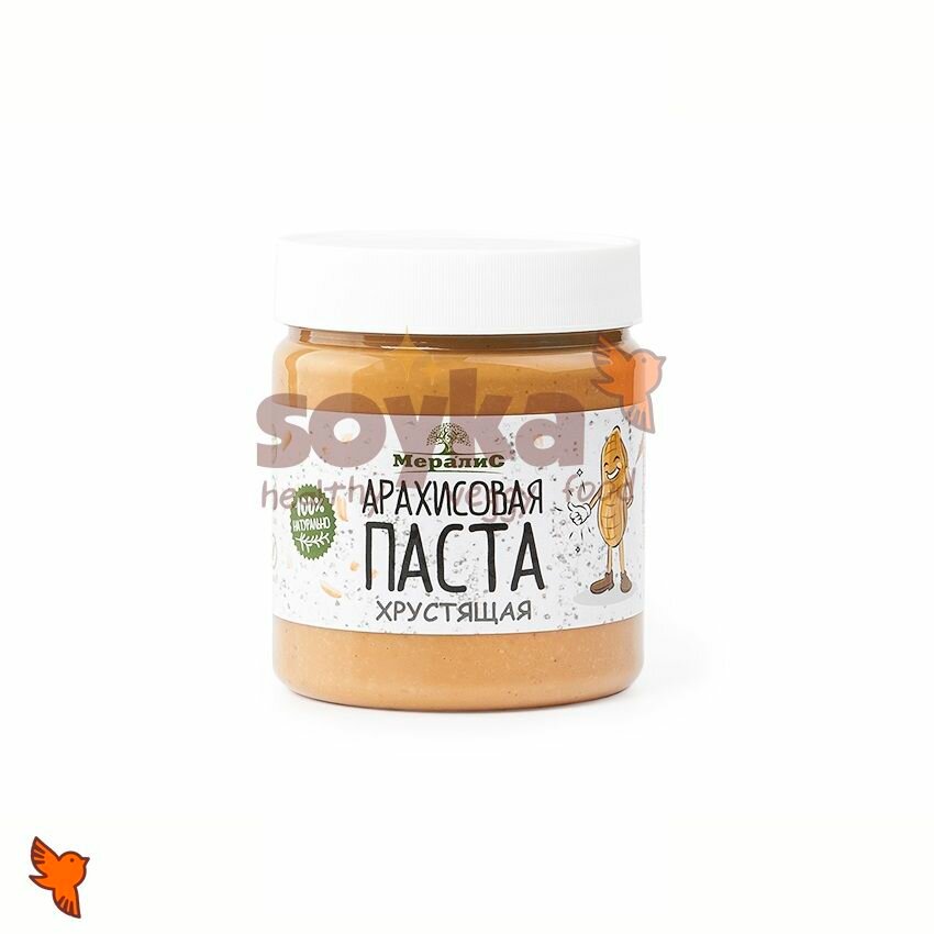 Арахисовая паста хрустящая Мералис, 500г
