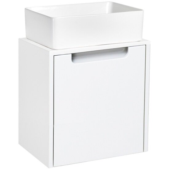 Тумба подвесная Runo Руно Бари - Микра 40 подвесная белая