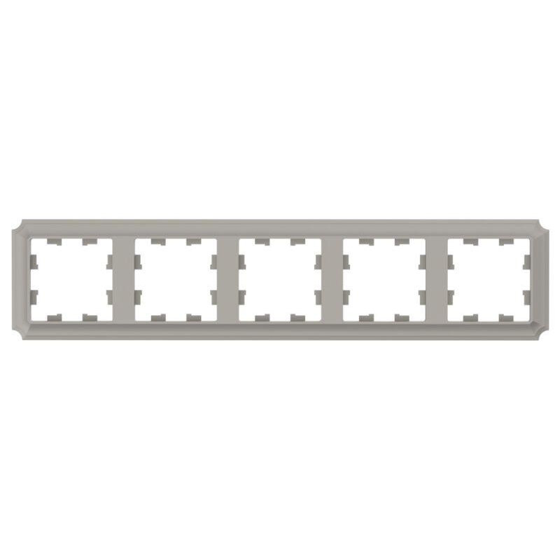Рамка 5-м AtlasDesign Antique универс. шампань SE, SCHNEIDER ELECTRIC ATN100505 (1 шт.)