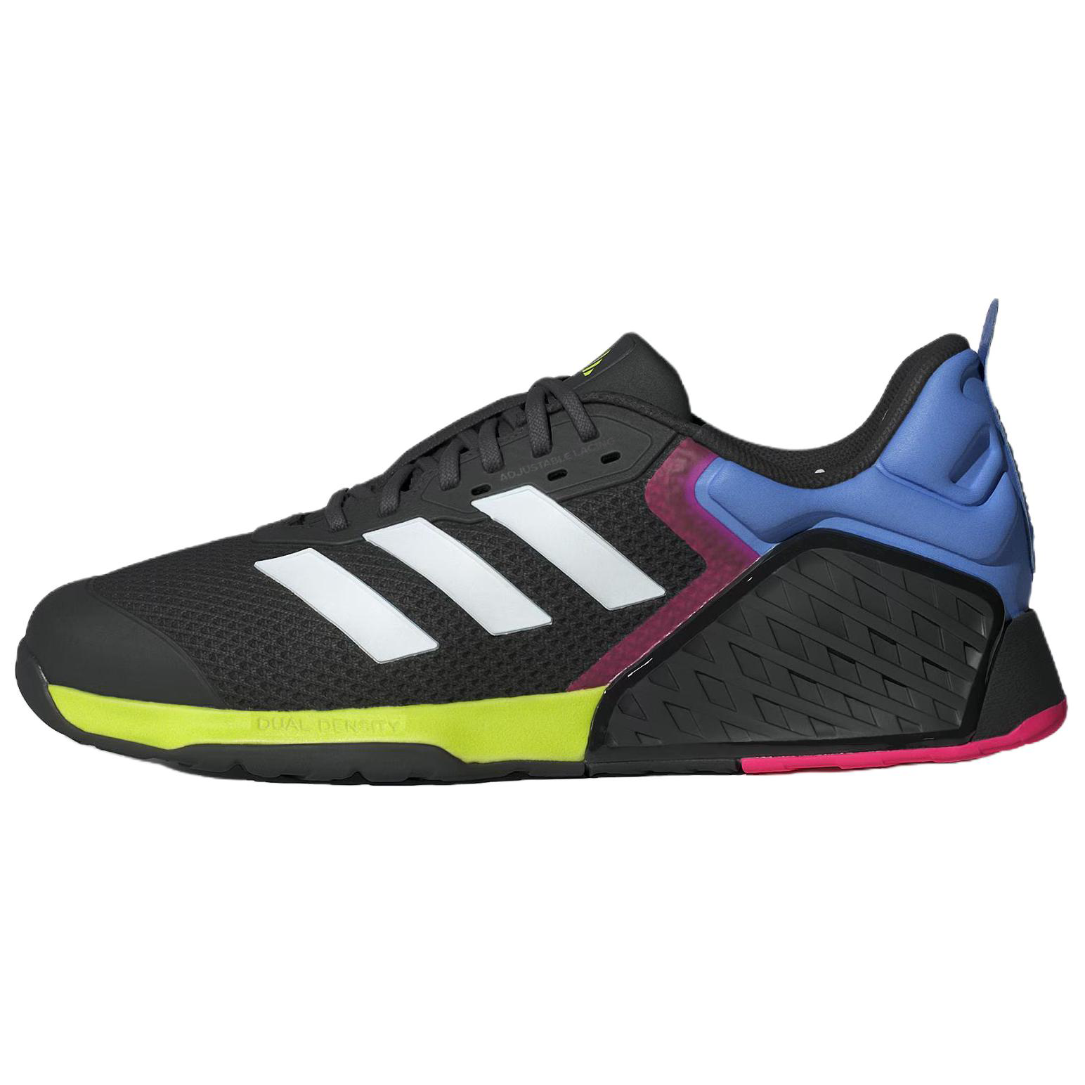 Кроссовки мужские Adidas Dropset 3 Trainer Core Black Cloud White Lucid Lemon тренировочные 43 1/3 EU