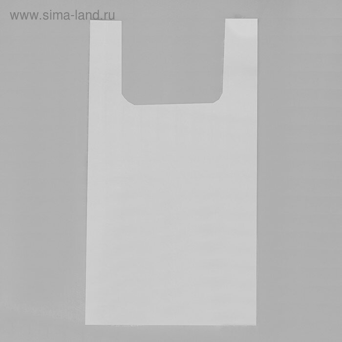 Пакет майка, на втулке, 25×45 см, 12 мкм, 500 шт.