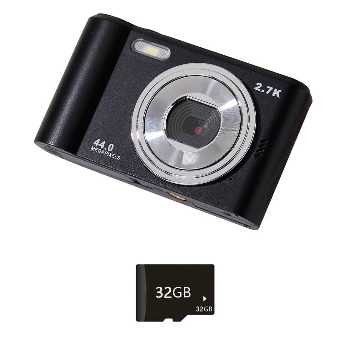 Цифровая камера X-IT Campus 2.7K винтажная студенческая, черная