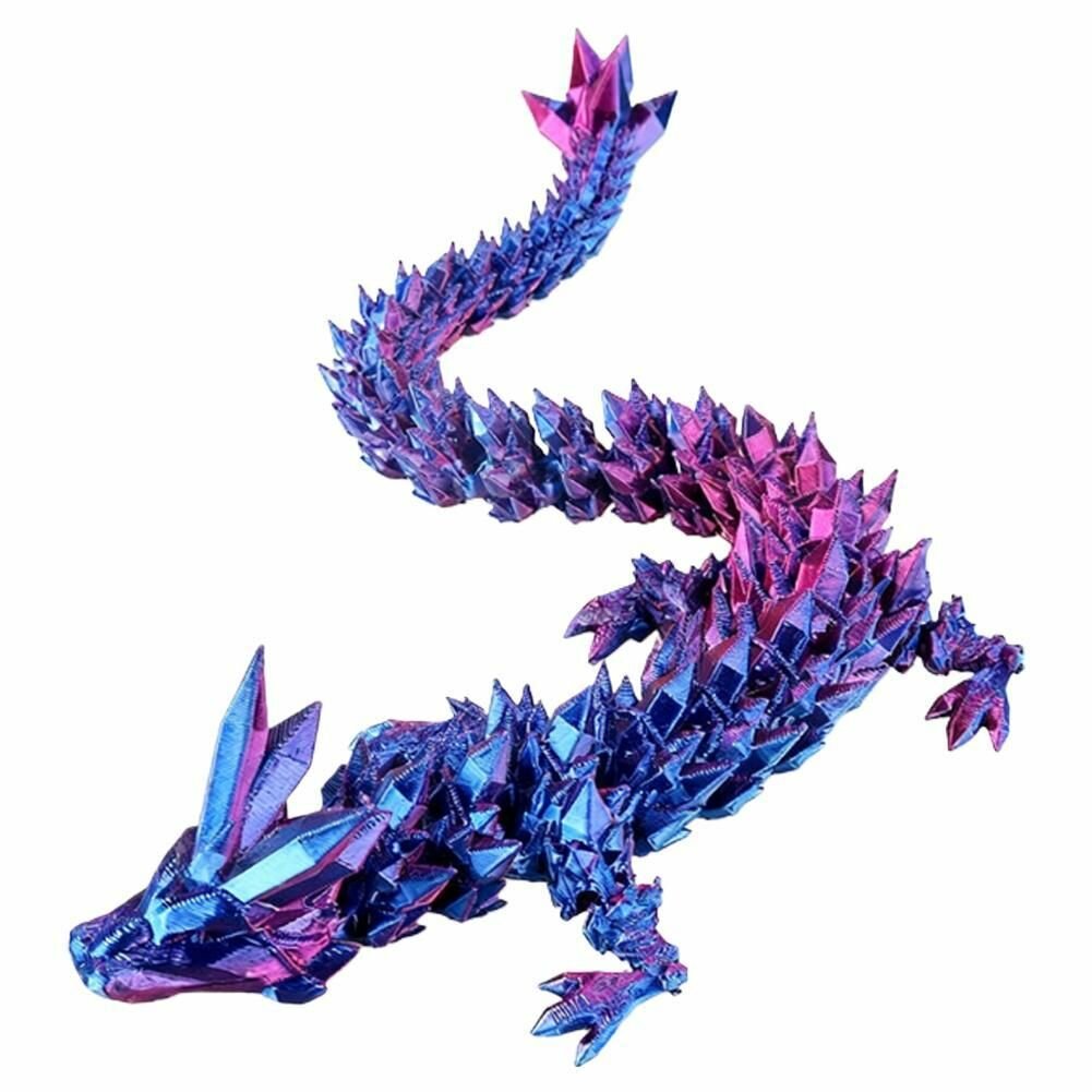 Дракон 3d подвижный,3d игрушки,3д игрушка подвижная, подарок для мальчиков и девочек