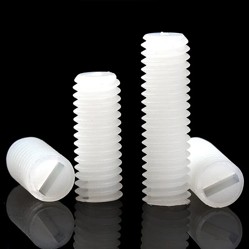 Нейлоновые винты M5 8mm, белые (50шт)