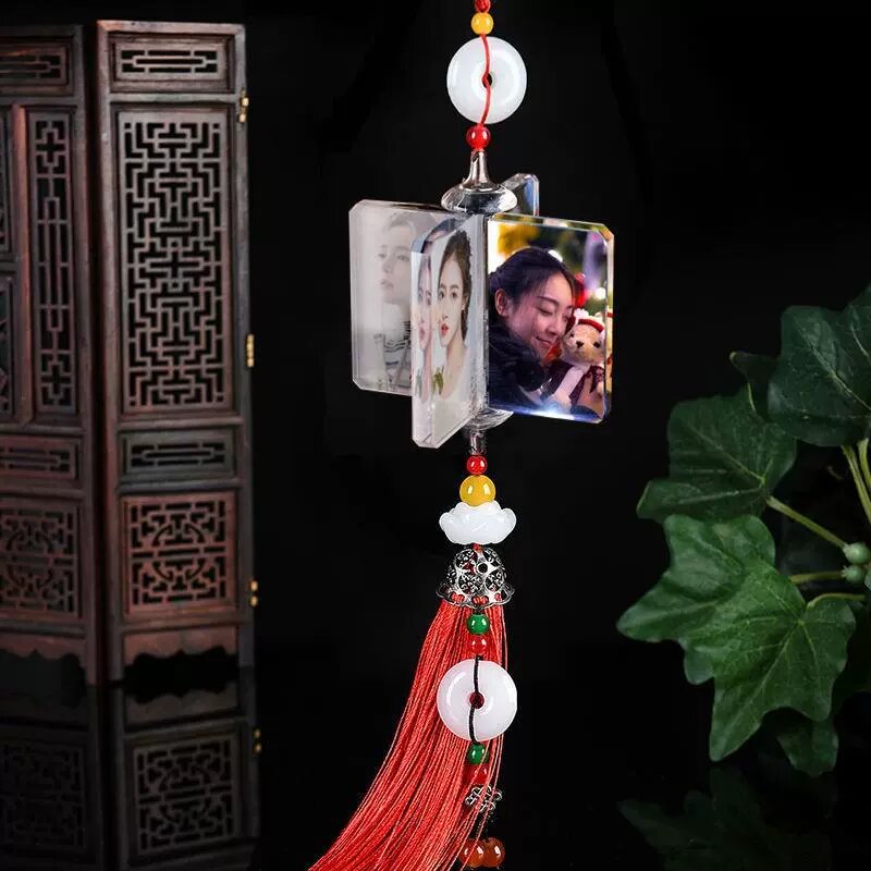 Подвесная фоторамка для автомобиля, украшение для авто, ручная работа, маленькая модная рамка для фотографий, декор для