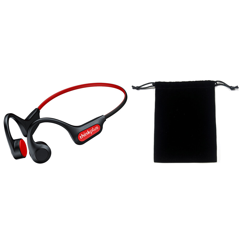 Беспроводные наушники Lenovo X3 Pro черные и красные, уровень защиты IP56, Bluetooth 5.0, с чехлом